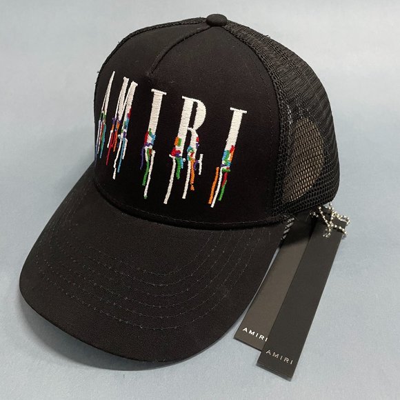 AMIRI | Accessories | Amiri Embroidered Paint Drip Core Logo Cap | Poshmark